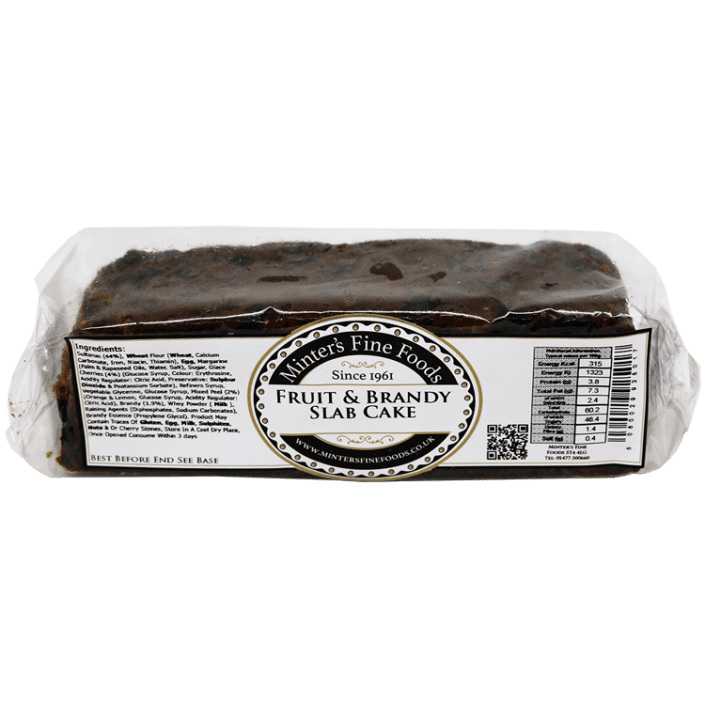 Fruit & Brandy Slab Cake | 1 x 6 - Minters Fine Foods