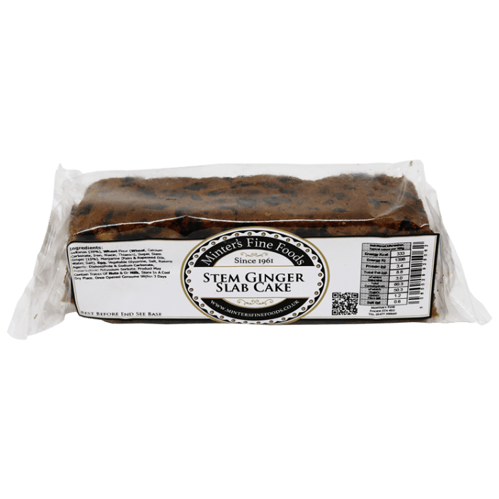 Stem Ginger Slab Cake | 1 x 6 - Minters Fine Foods