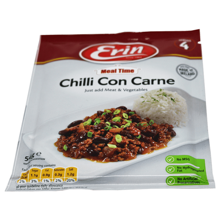Erin - Chilli Con Carne Casserole Mix Packet | 24 x 54g - Minters Fine ...