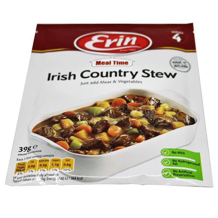Erin - Irish Country Stew Mix Packet | 24 x 39g - Minters Fine Foods